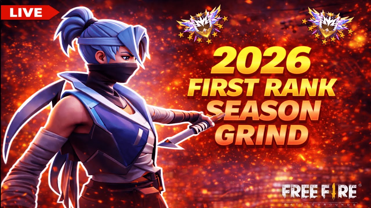 NEW RANK SEASON BRONZE TO BRONZE 1🤣| FREE FIRE LIVE 😎 - YouTube