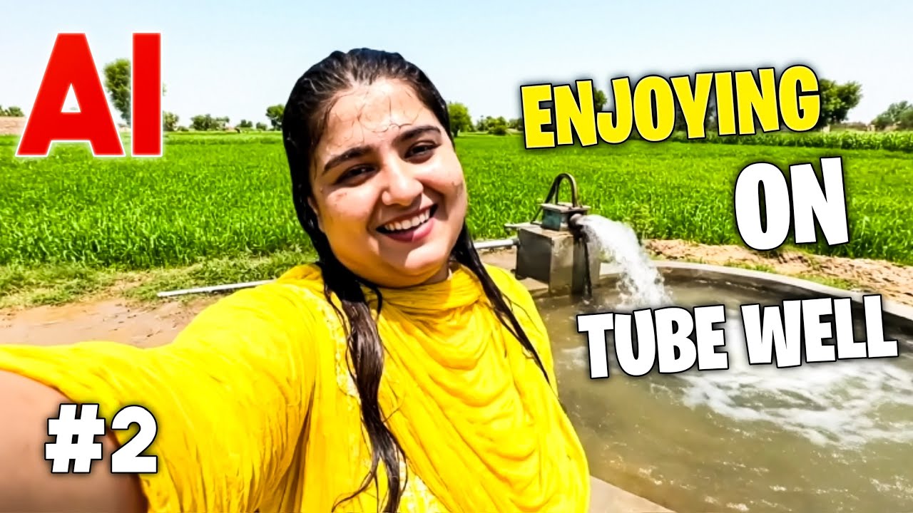 Enjoying On Tube Well — Vlog No 2 — Google Veo 3 Made Vlog Day 2 - YouTube