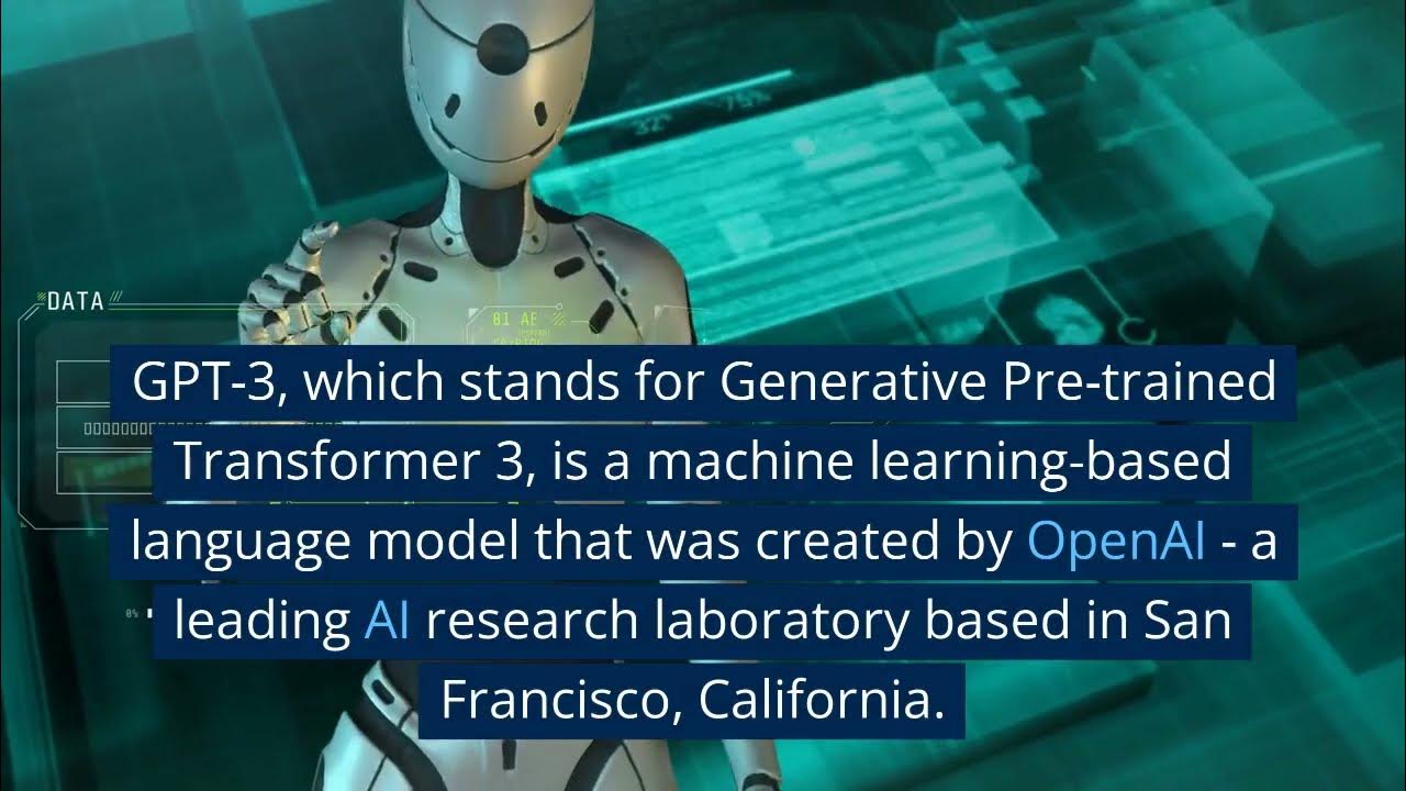 GPT 3 - Artificial Intelligence - YouTube