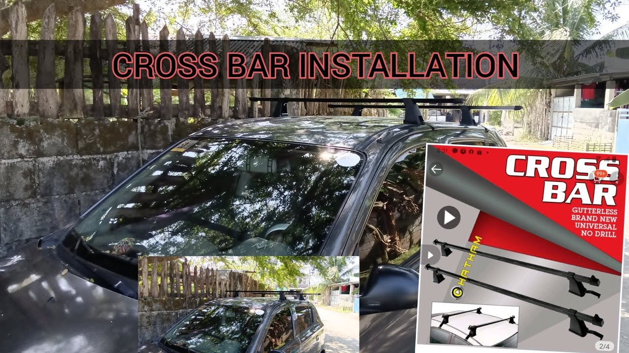 cross bar intallation - YouTube