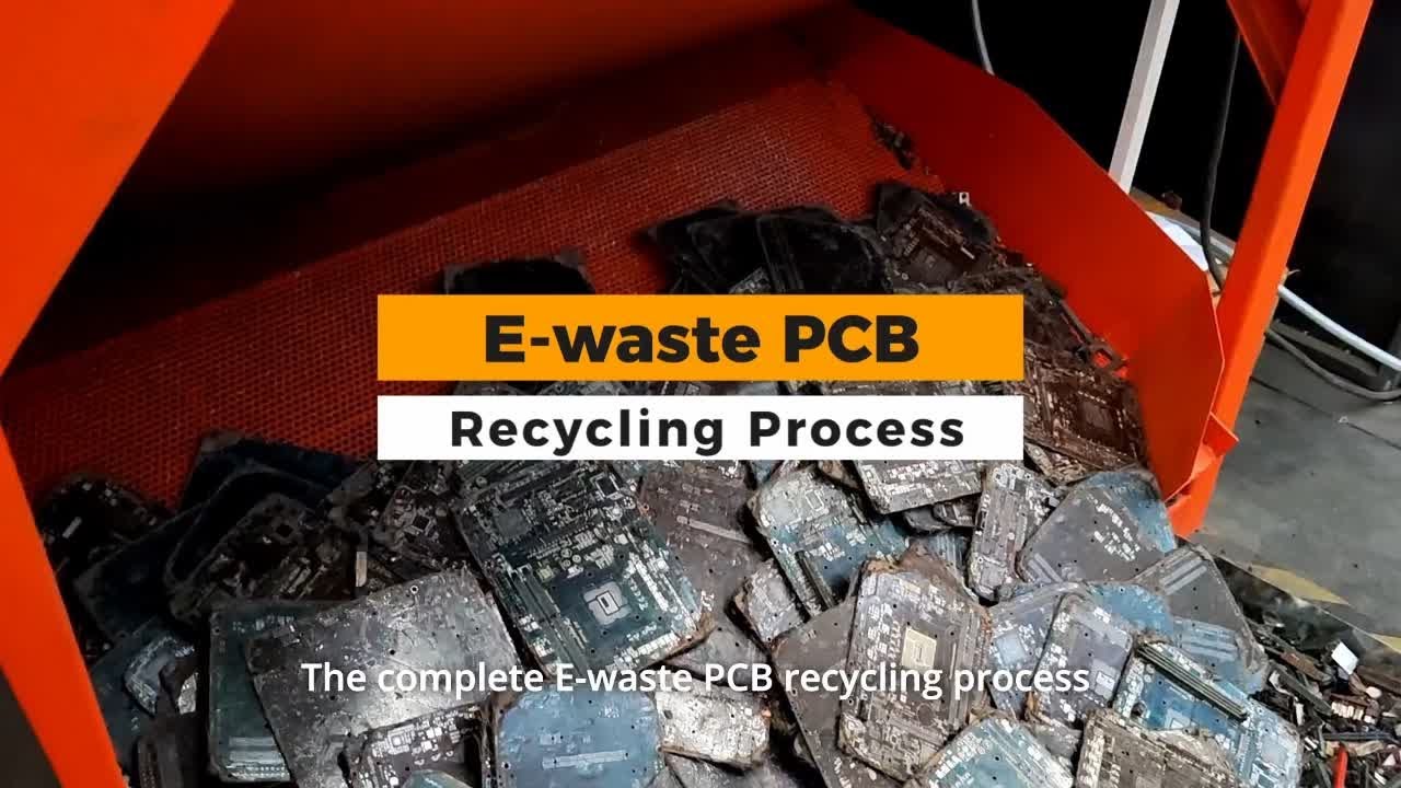 The Complete Process Of Recycling Electronic - Waste PCB Boards ...