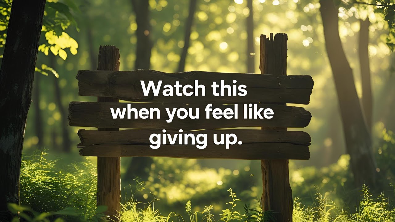 Watch this when you feel like giving up. - YouTube