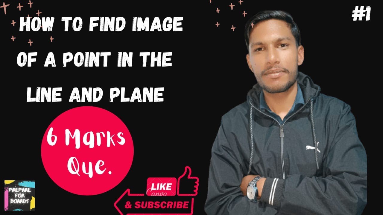 How To Find Image Of A Point In Line And Plane| Foot Of Perpendicular ...