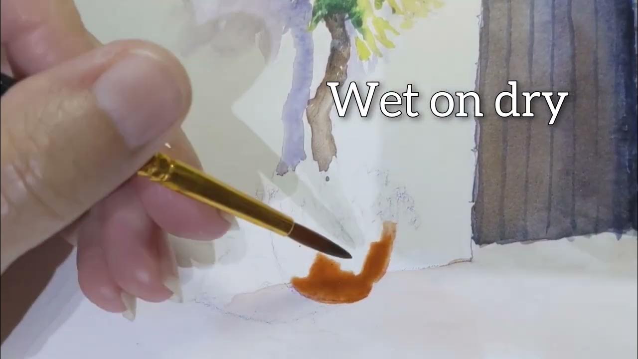 Easy and quick watercolor lesson - YouTube