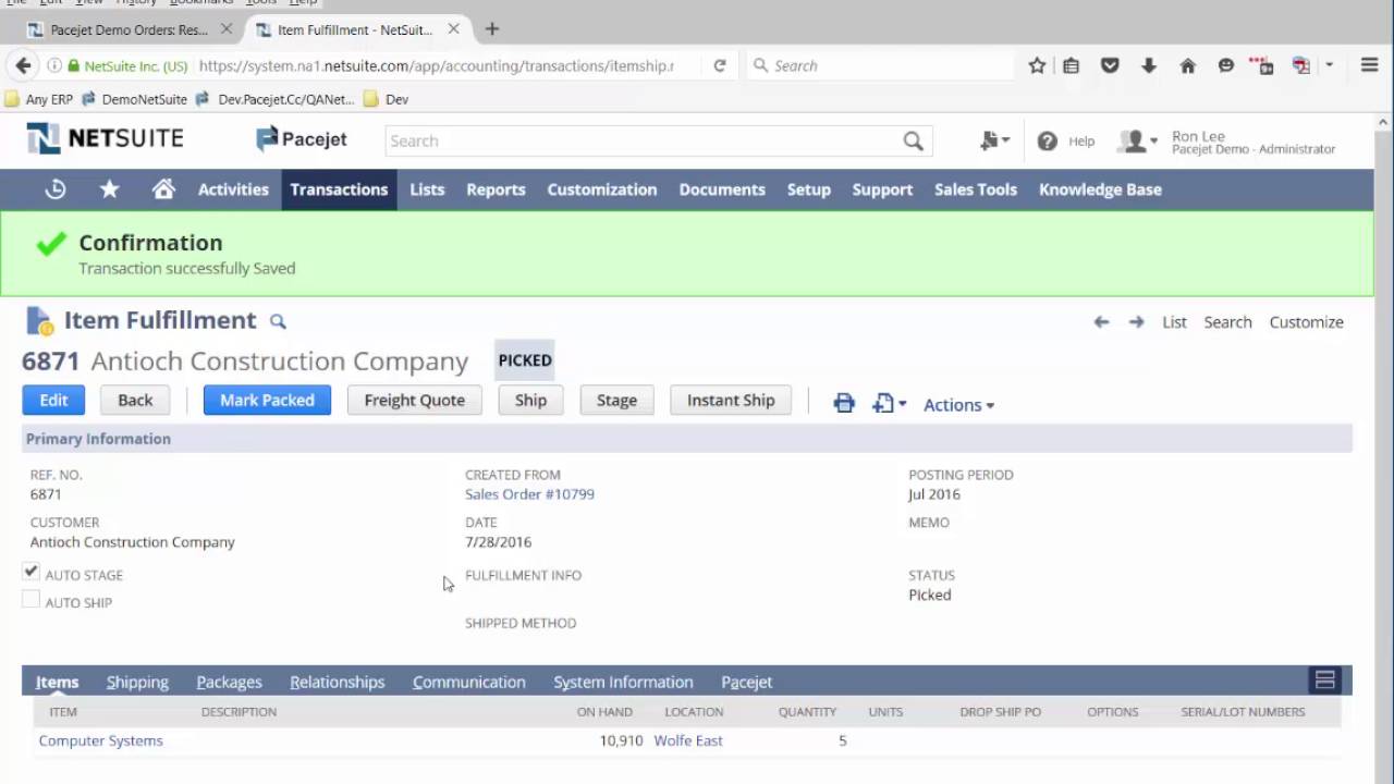 Pacejet Shipping Software Demo Introduction - YouTube