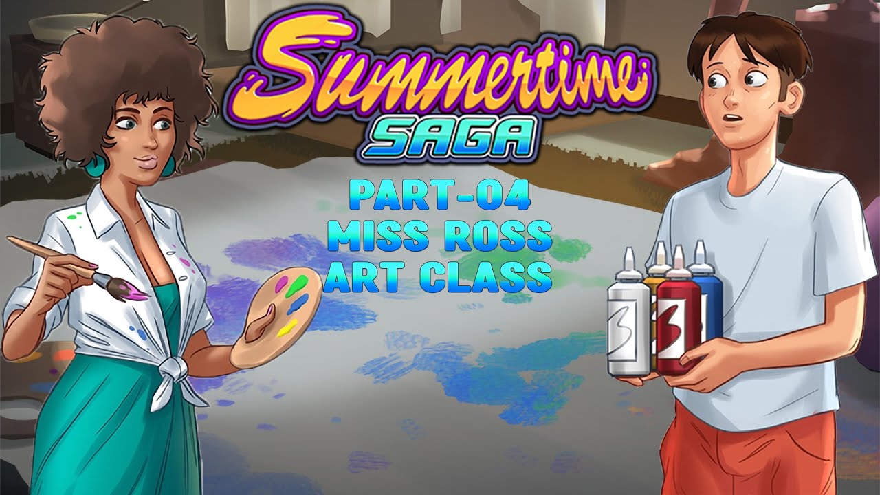 Summertime Saga | Part - 04 | Art Class Ms. Ross route - YouTube