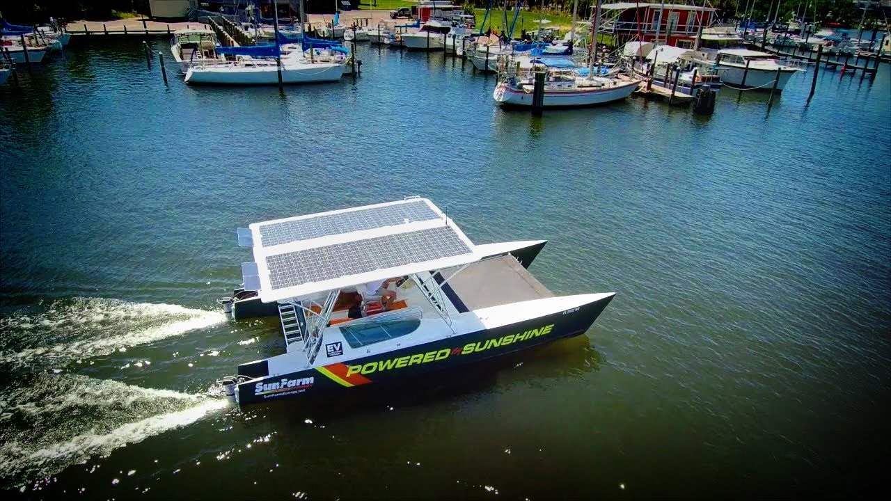 STEVI: Amazing Solar Powered Catamaran - YouTube