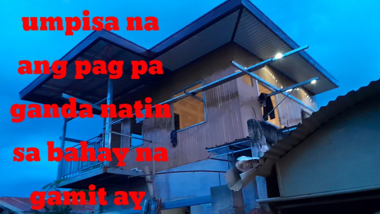 malinis talaga ang bahay na yari sa tubular at metal clading - YouTube