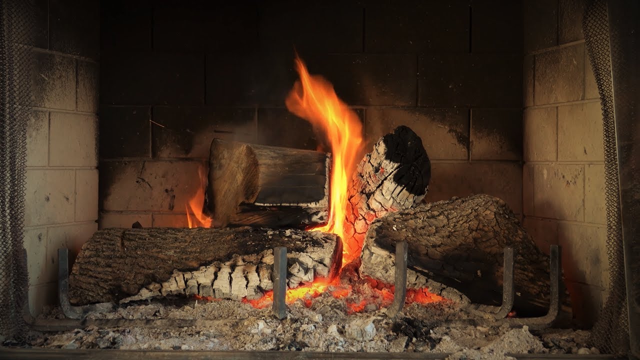 PLEASANT SOUNDS OF FIRE 🎬HD 60fps A wonderful fireplace - YouTube