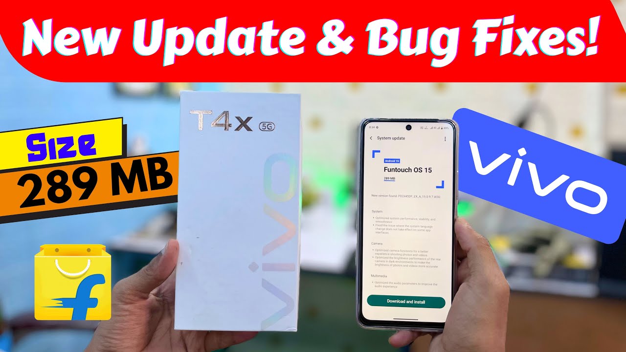 Vivo T4x 5G Latest Update New Features & Improvements | New Software ...