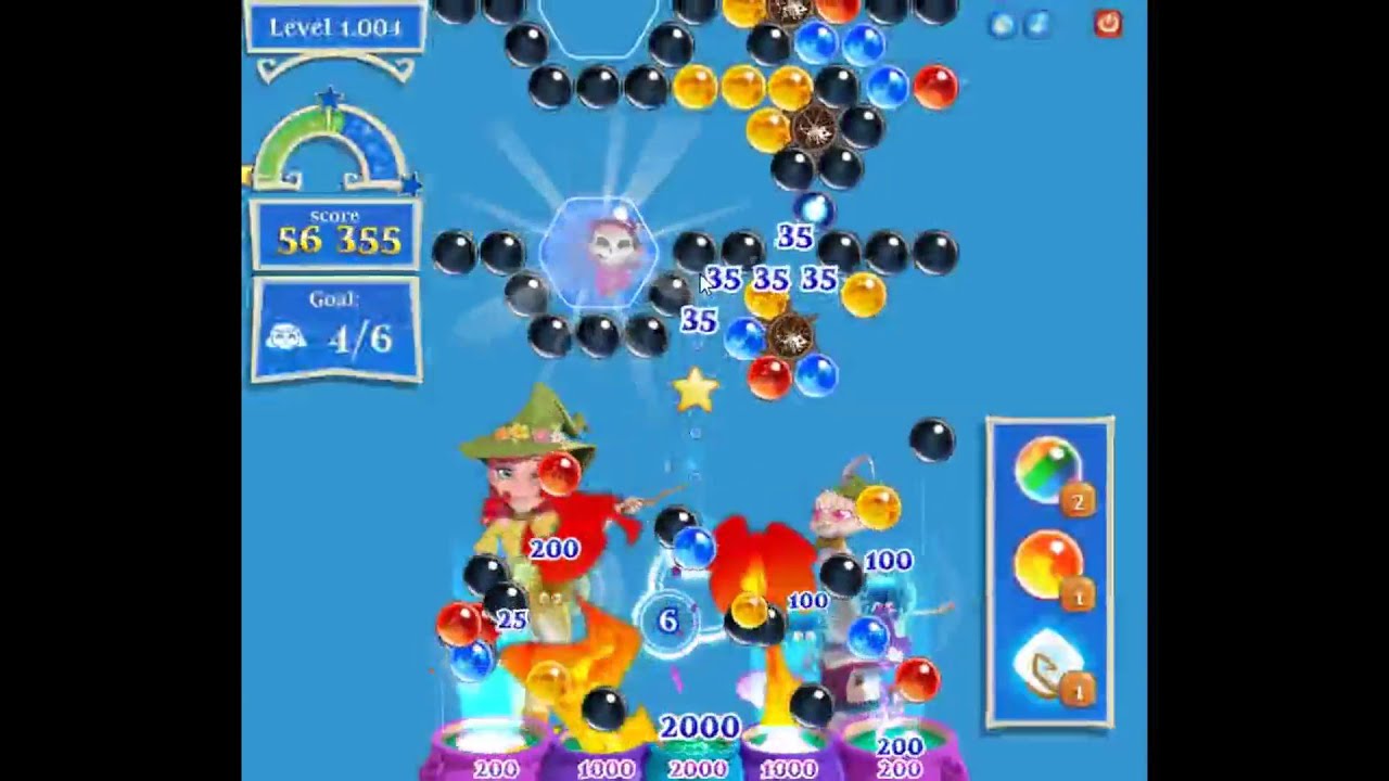 Bubble Witch Saga 2 Level 1004 - NO BOOSTERS - YouTube