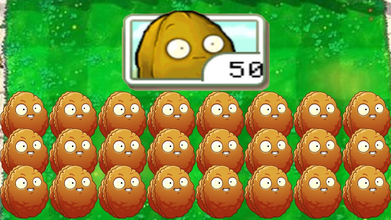 Destructive rotation mode ONLY Wall-nut | Plants vs Zombies Crumbs mode ...