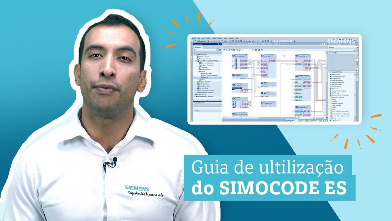 Como usar o software de parametrização do Simocode PRO - YouTube