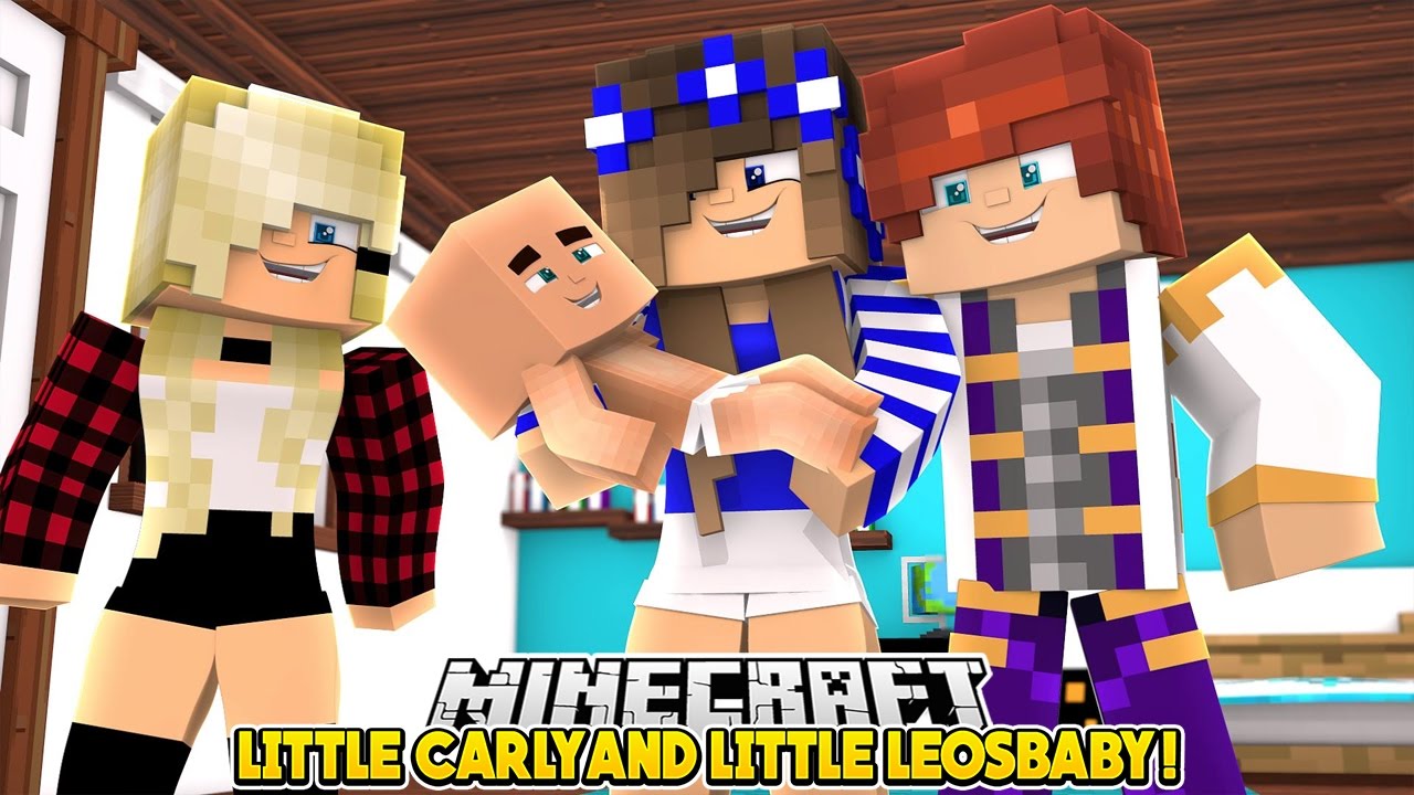 LITTLE LEO AND CARLY ARE HAVING A BABY😬👪 ??!! Minecraft Custom Roleplay ...
