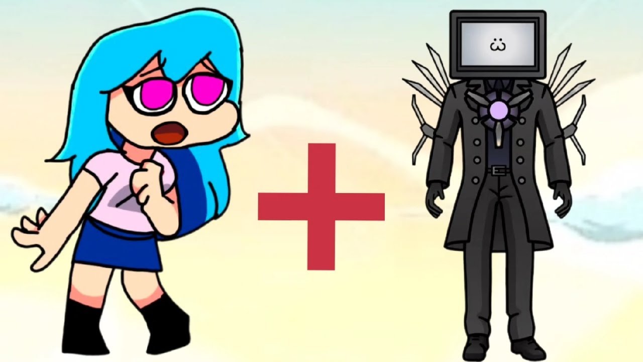 FNF Sky + TV MAN= ? |FNF animations |Skibidi Toilet Animation - YouTube