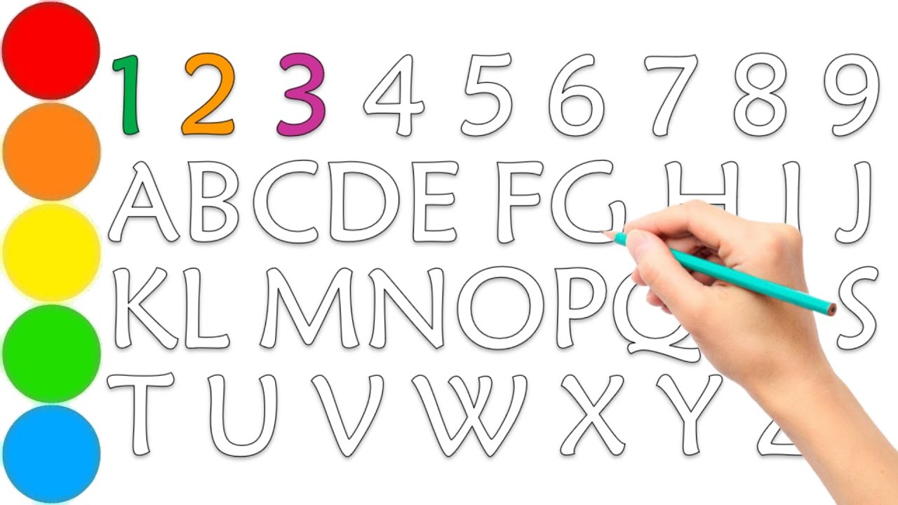 Learn ABCD Alphabets and Numbers Counting 123 | Alphabet a to z | 123 ...