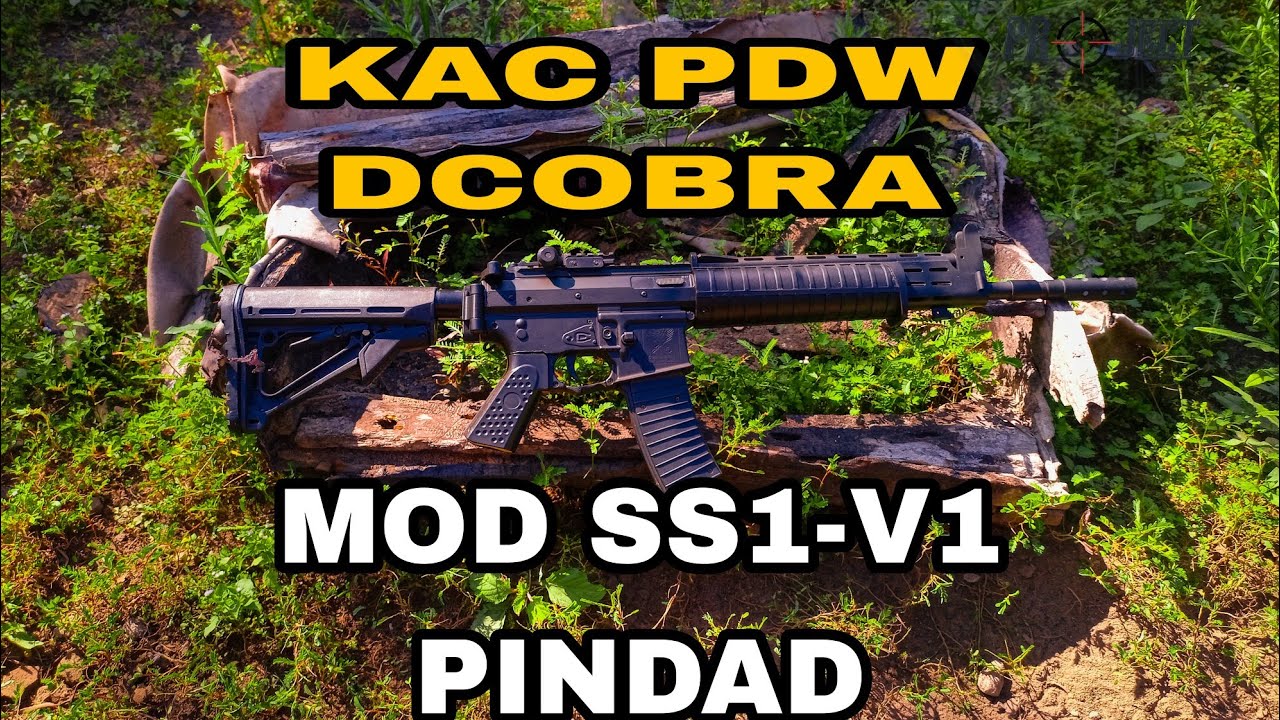 KAC PDW DCOBRA MOD SS1-V1 PINDAD - YouTube