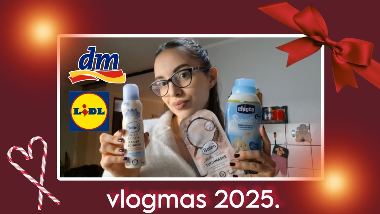 Vlogmas 10 🎄 Današnja kupovina | Dm & Lidl haul - YouTube