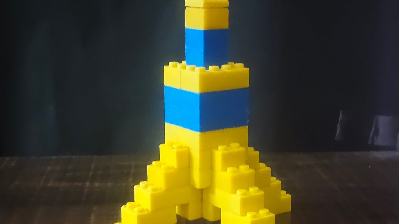 How to make a rocket with blocks - YouTube