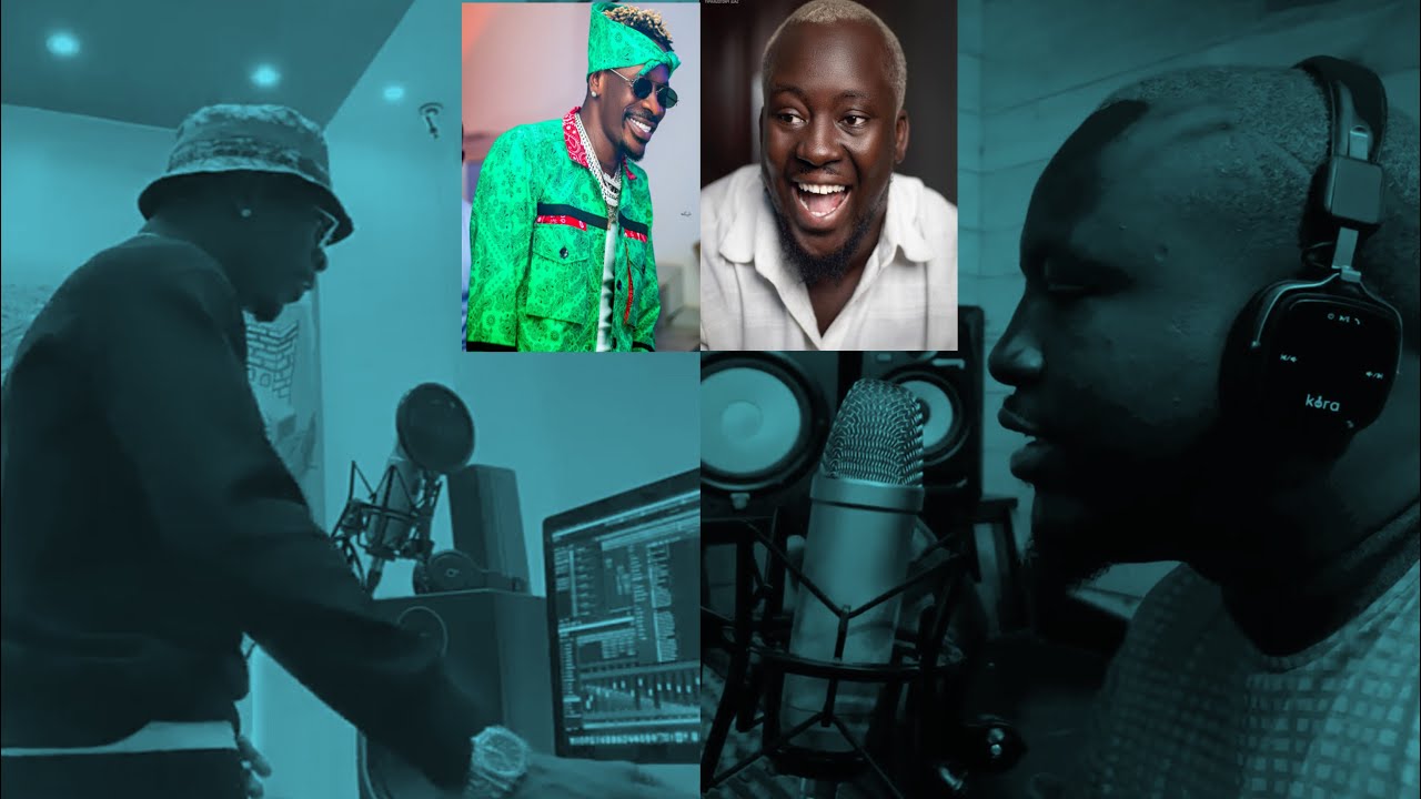 SDK Camera Man Remix with Shatta Wale in his studio - YouTube