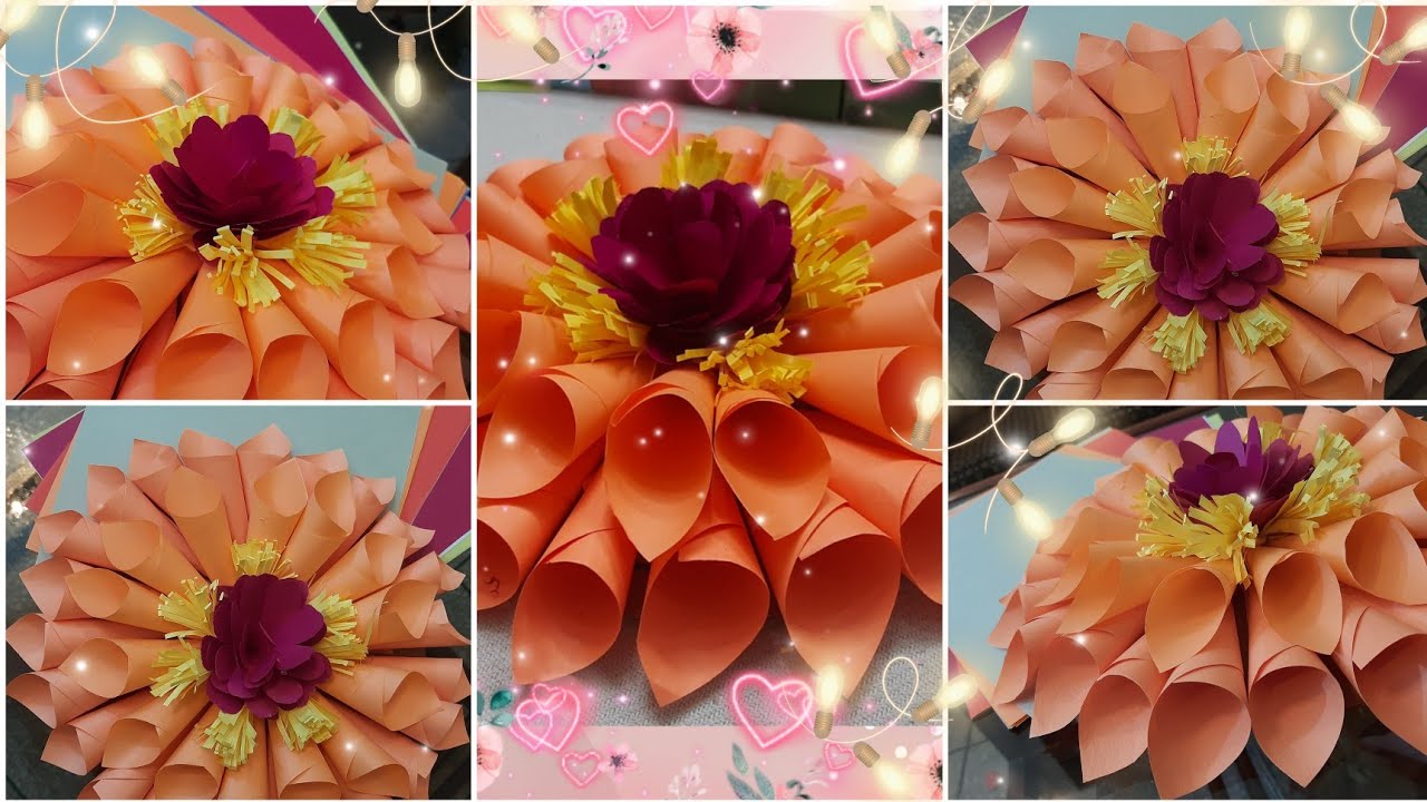 Beautiful Paper Flower Paper Crafts How To Make Big Paper Flowers beautiful-paper-flower-paper-crafts-how-to-make-big-paper-flowers
