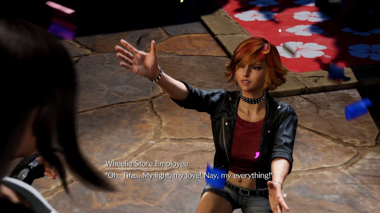 Final Fantasy 7 Rebirth - Johnny's girlfriend Jenny - YouTube