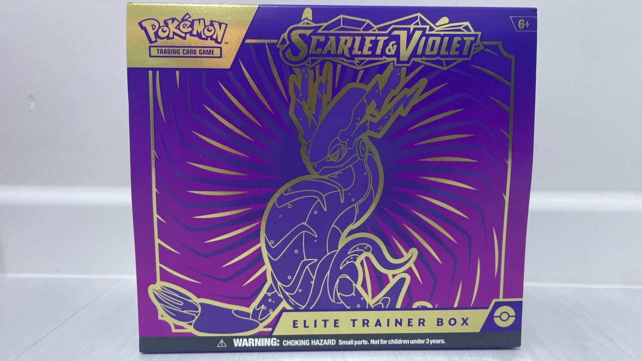 Opening a Scarlet and Violet Elite Trainer Box! - YouTube