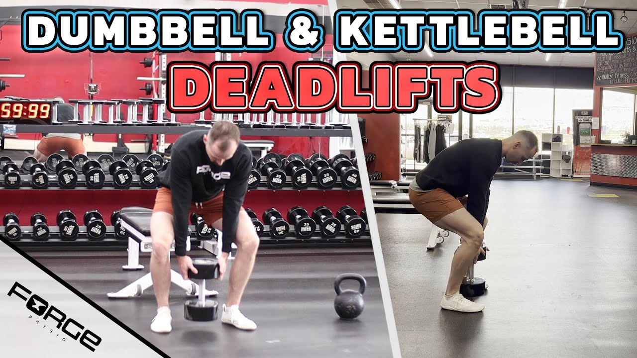 HOW TO DO Dumbbell/Kettlebell Deadlifts - YouTube