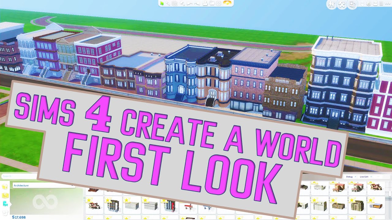 SIMS 4 CREATE A WORLD IS AMAZING!! | Mod First Look - YouTube