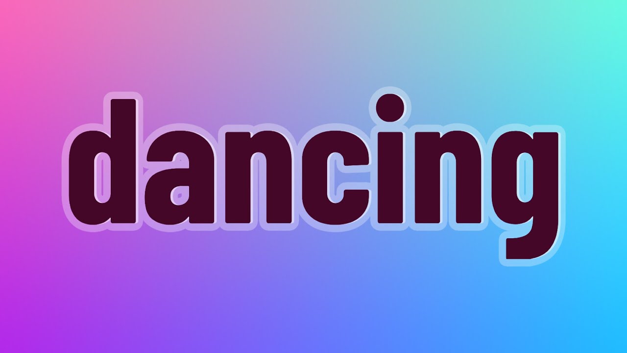 Dancing - 76 English Vocabulary Flashcards - YouTube