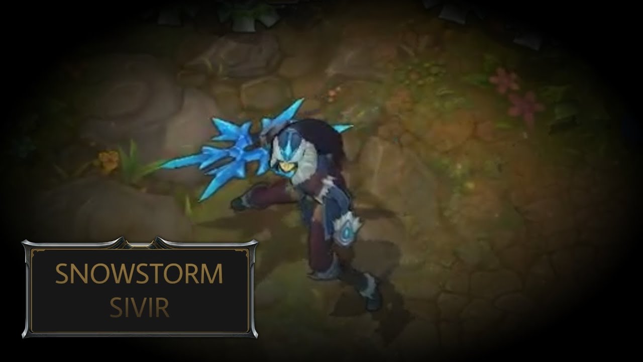 Snowstorm Sivir Skin Spotlight - YouTube