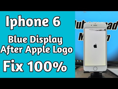 iphone 6 blue display after on just apple logo and stuck fix With Free ...