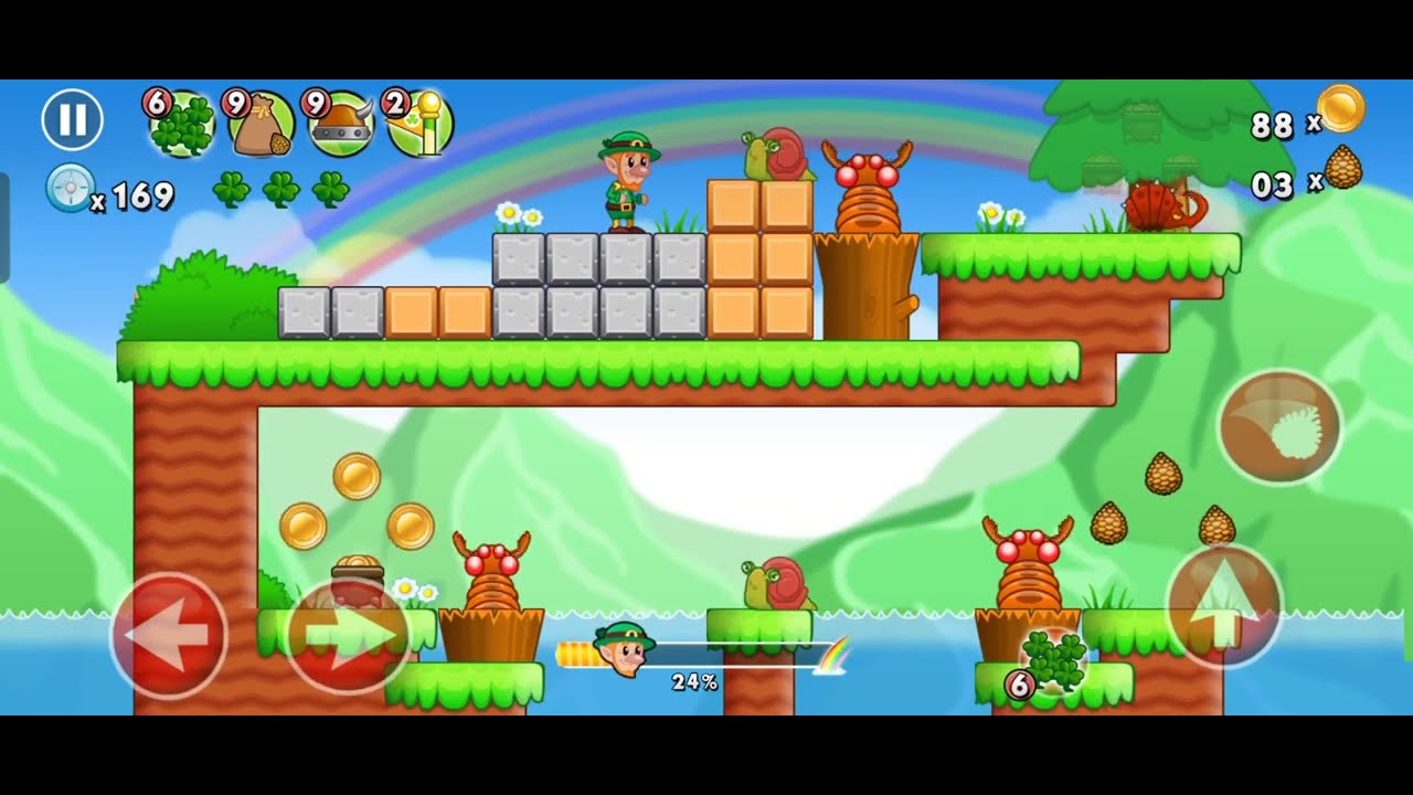 Lep's World 🌳 Level World VI 6-1 🚩 #lepsworld #mario #completedlevel ...