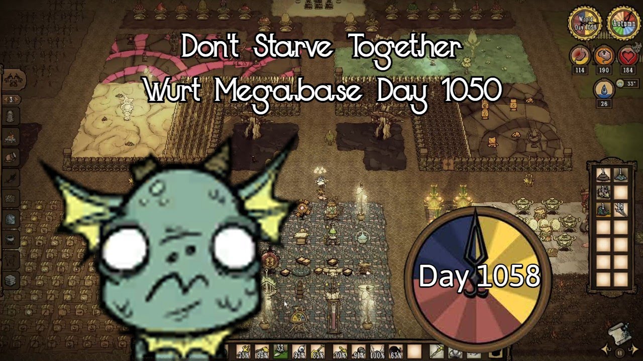 [Don't Starve Together] Wurt Megabase day 1050 - YouTube