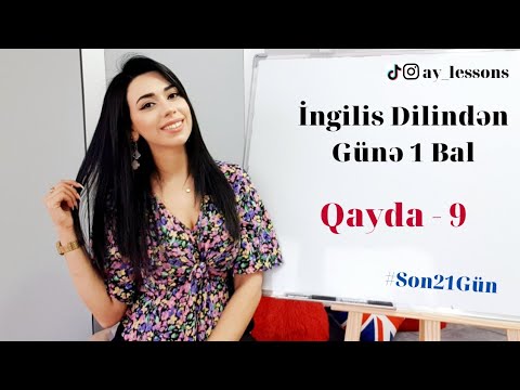 İngilis Dili | Qısa Qaydalar - 9 | Aytən Vəliyeva