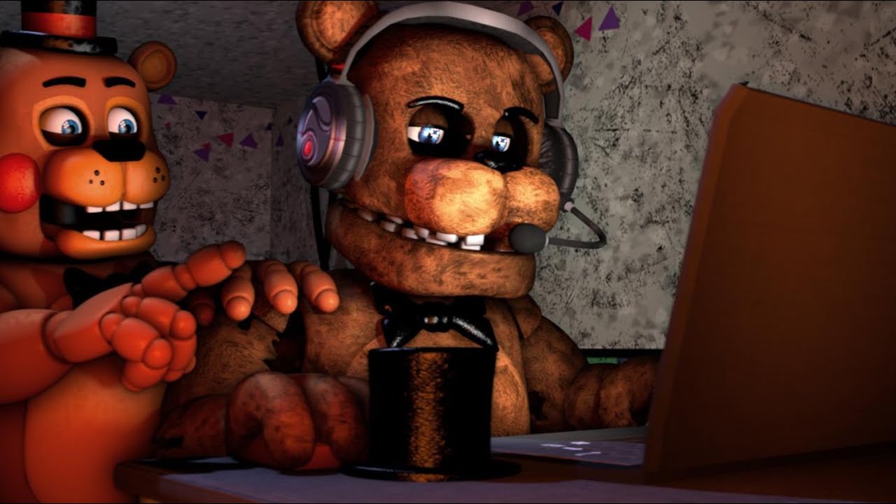 Toy Freddy FORCES Withered Freddy to Play Video Games on PC in UCN ...