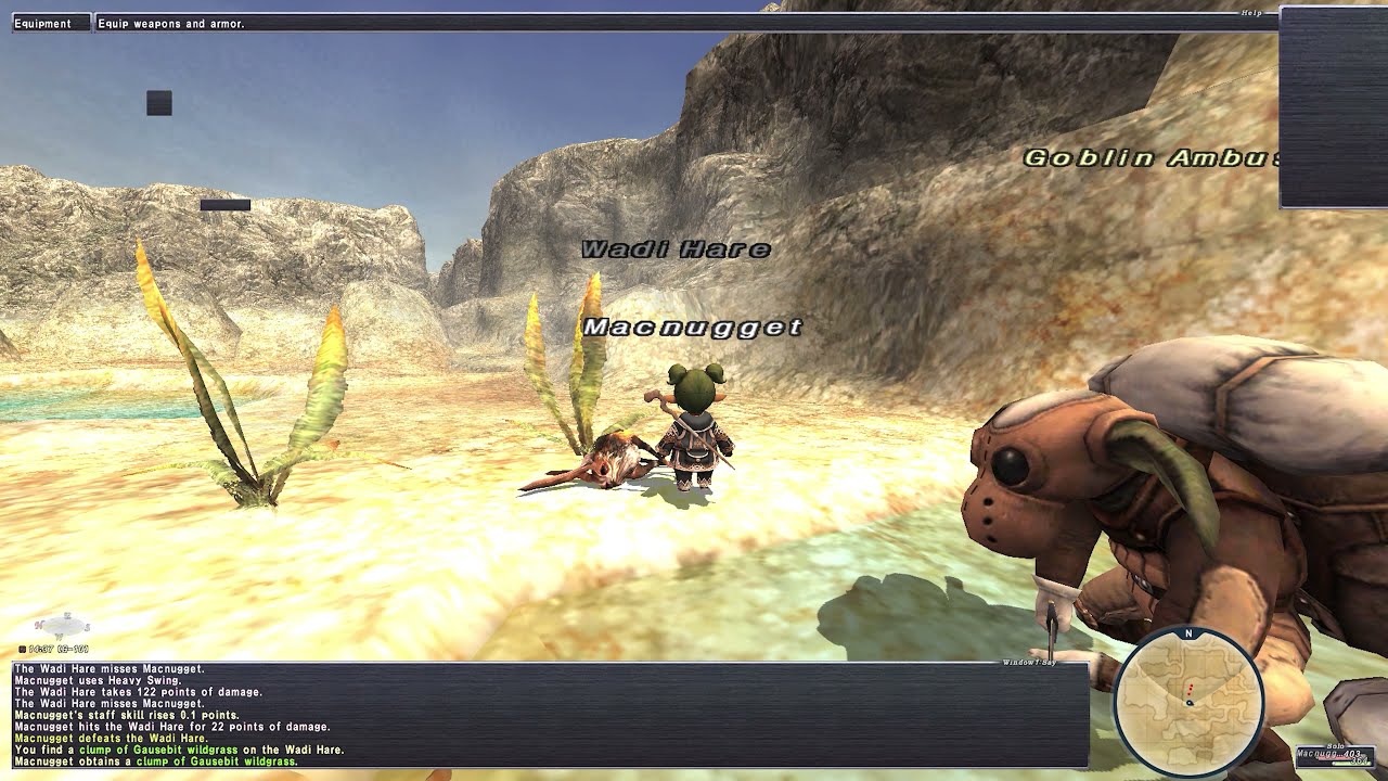 Hunting Wadi Hare - Final Fantasy XI - YouTube