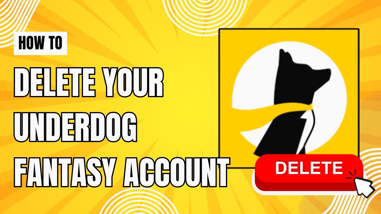 How to Delete Underdog Fantasy Account - Step by Step - YouTube