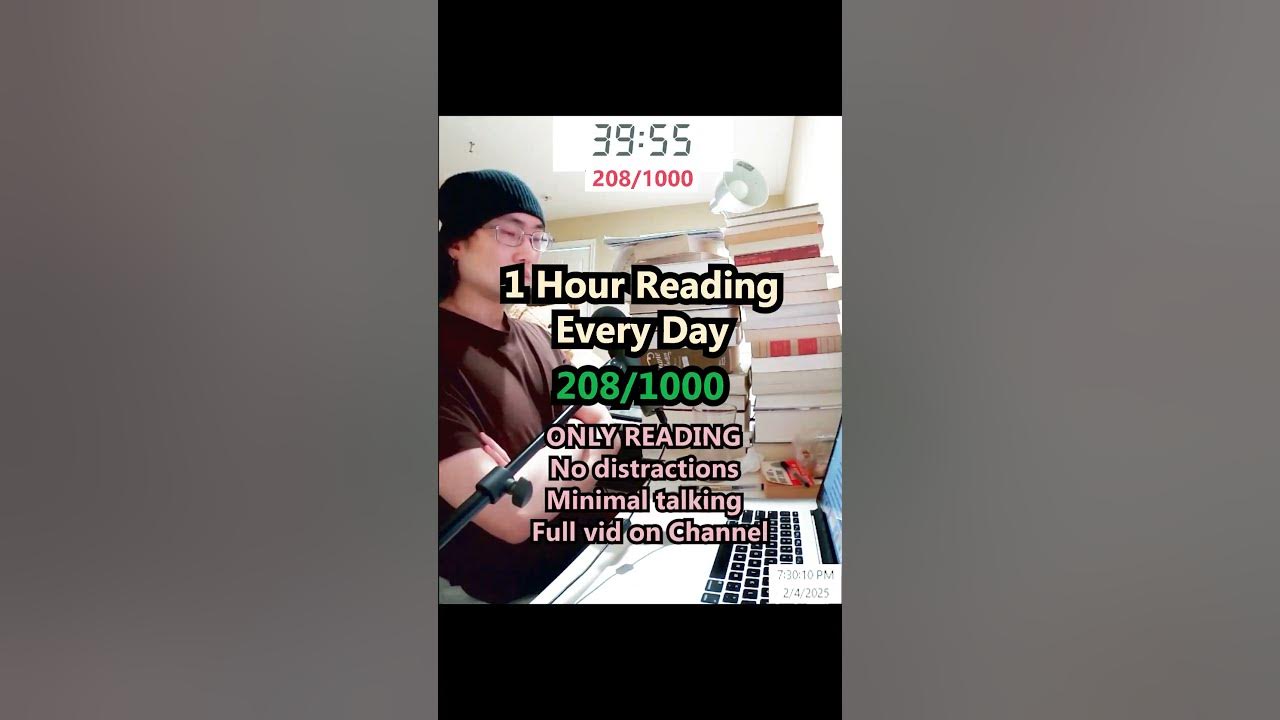 1 Hour Reading Every Day | 208/1000 - YouTube