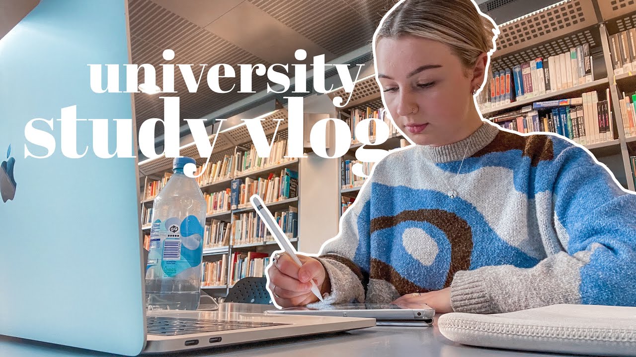 study vlog | getting back on top of uni work! - YouTube