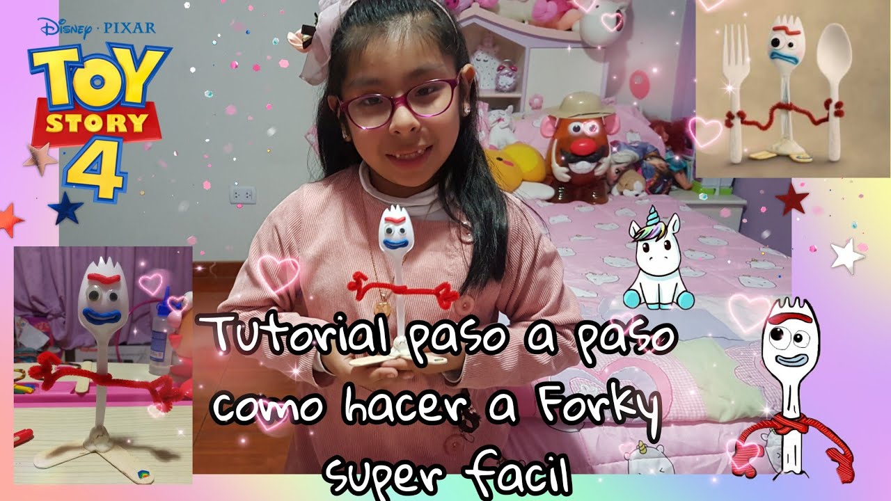 Como hacer a Forky tutorial paso a paso super fácil! - YouTube