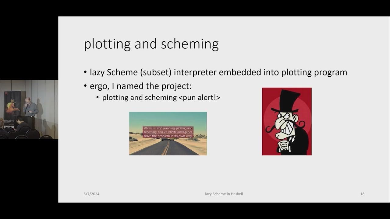 A Lazy Scheme In Haskell by André M van Meulebrouck - YouTube