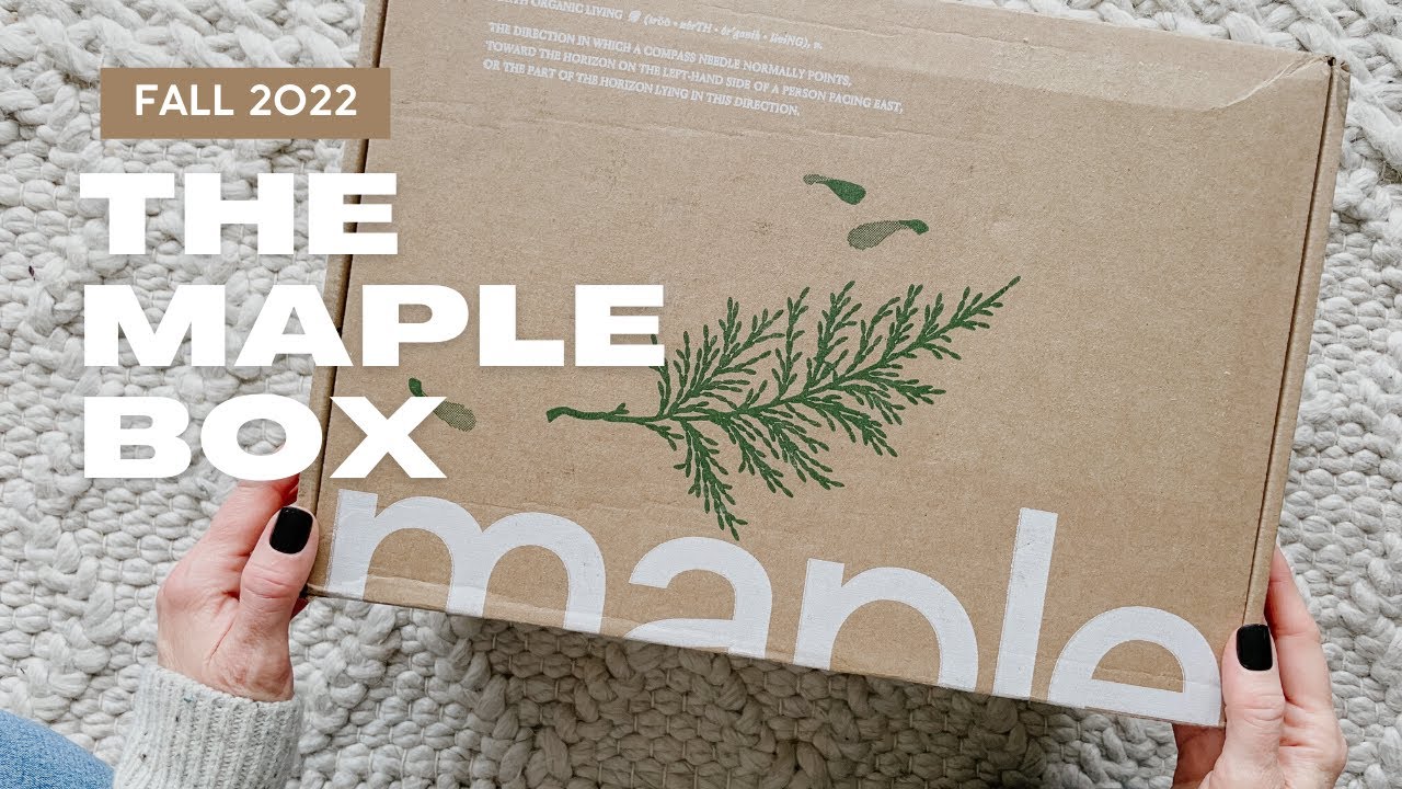 The Maple Box Unboxing Fall 2022: Lifestyle Subscription Box - YouTube
