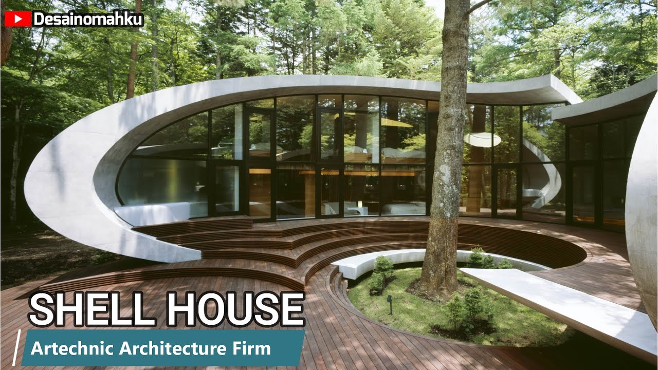 Harmonious House Design : Inside the Shell House - YouTube