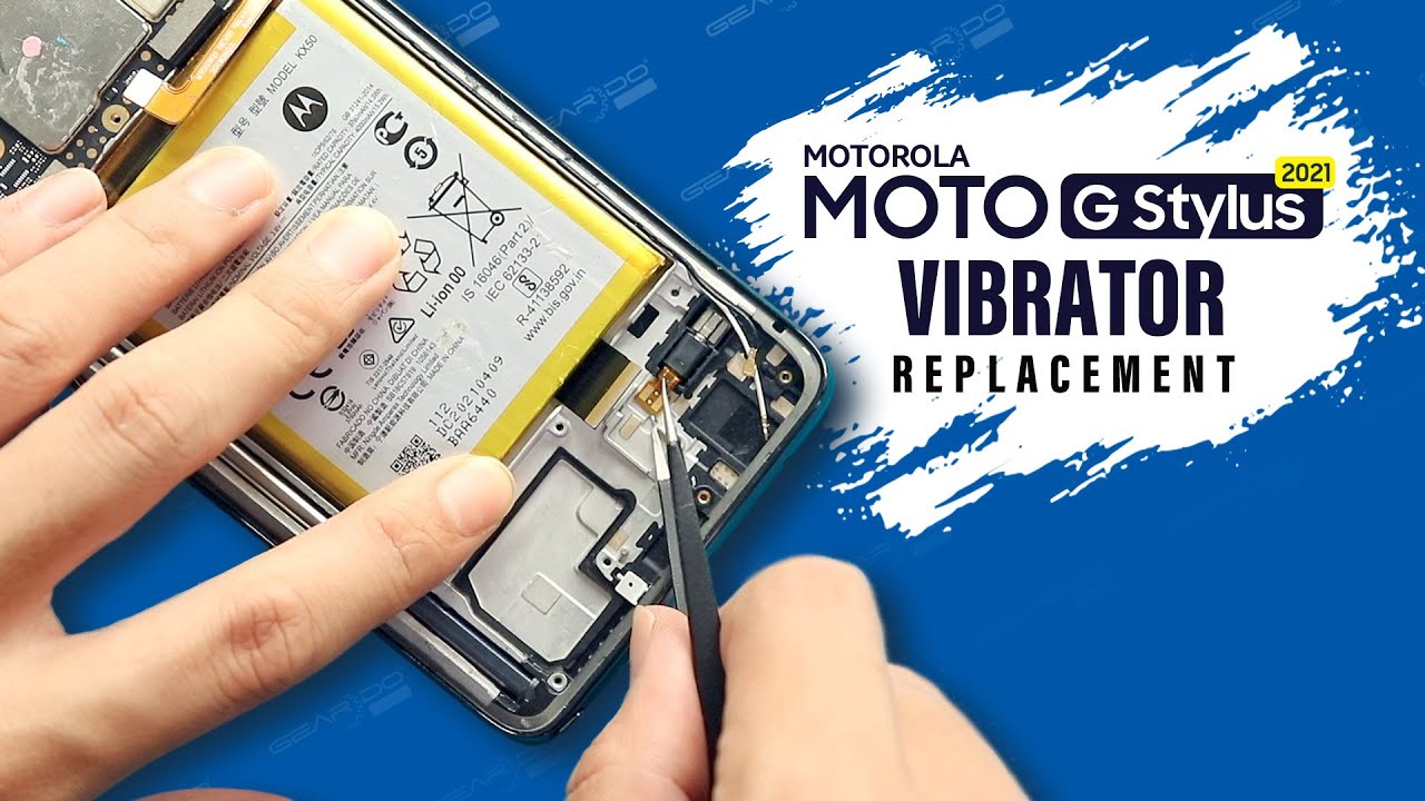Motorola Moto G Stylus 2021 Vibrator Motor Replacement - YouTube