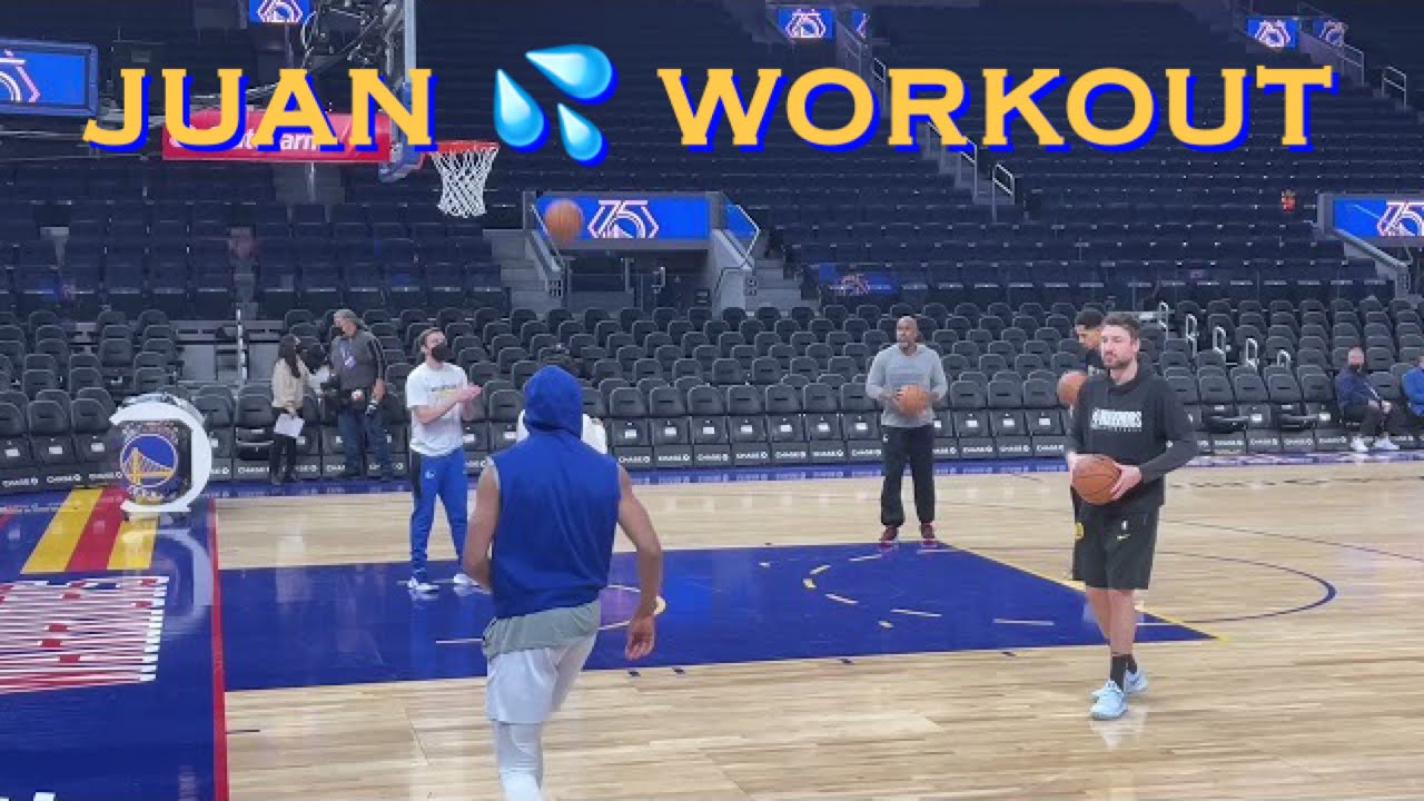📺 Juan Toscano-Anderson (+Jordan Poole) workout/threes at Warriors ...