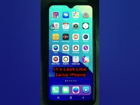 How to Make Your Android Phone Look Like an iPhone | #shorts - YouTube