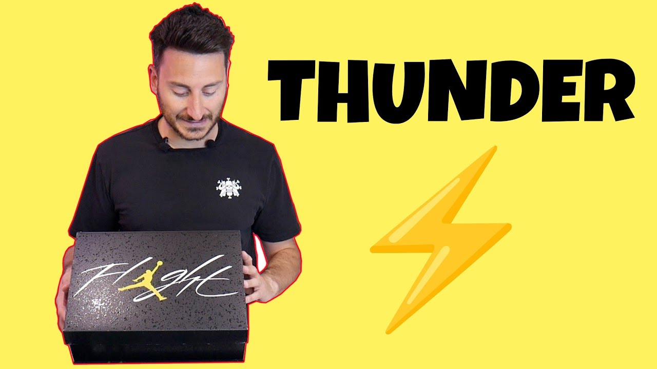 AIR JORDAN 4 THUNDER ⚡ - YouTube