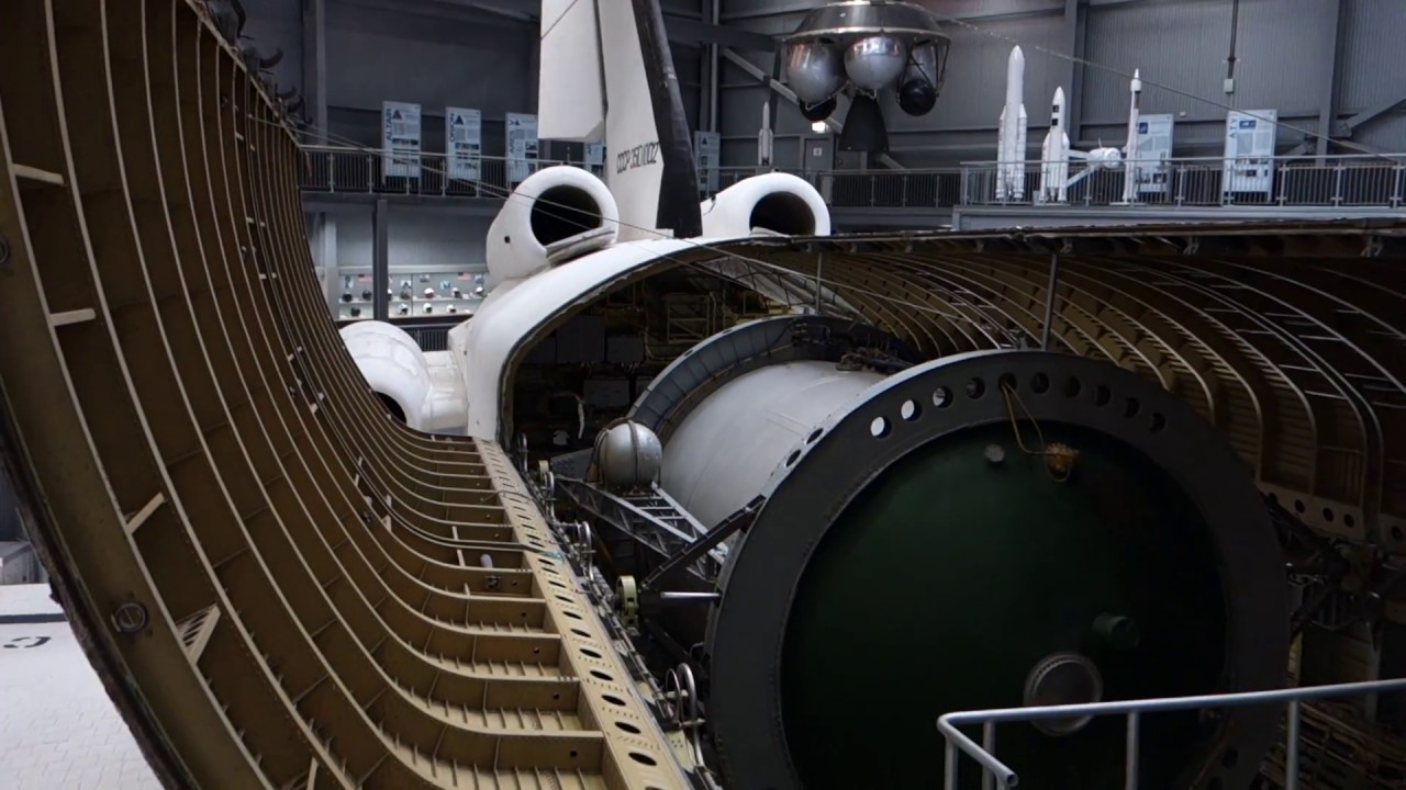 Buran spacecraft (The Russian Space Shuttle) in Speyer Technic Museum ...