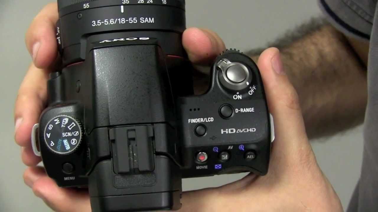Sony Alpha 35 hands on - YouTube